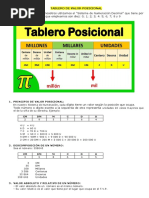 Valor Posicional de Un Número Hasta La Centena de Millar (CM) | PDF ...