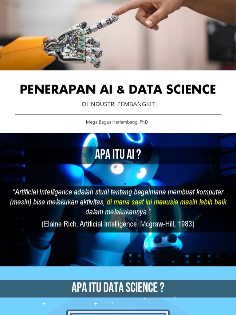 Penerapan AI Dan Data Science Di Industri Pembangkit | PDF