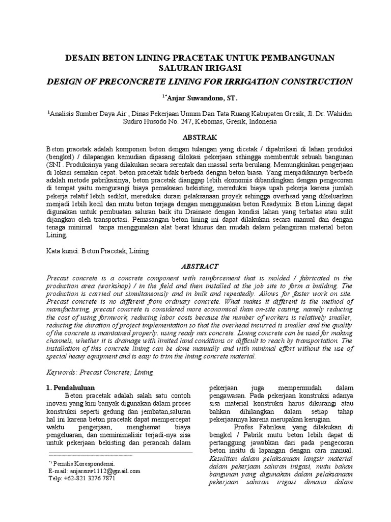 Jurnal Precast LPC | PDF