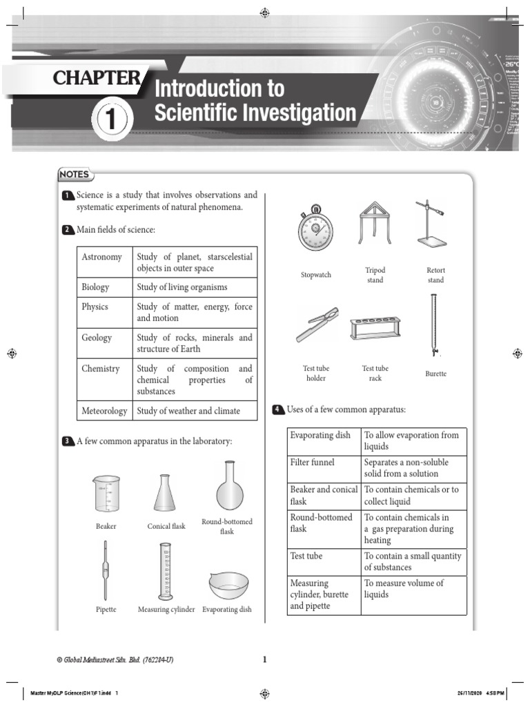 04 - Master MyDLP Science (CH1) F1 | PDF | Density | International ...
