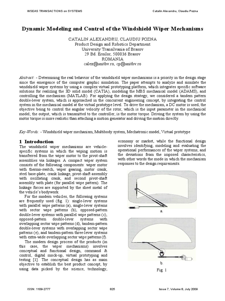 Dynamic Modeling and Control of The Wind | PDF | Kinematics | Electric ...