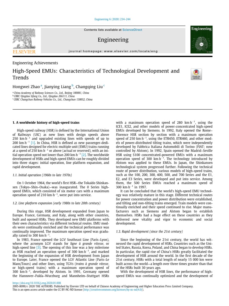 Engineering: Hongwei Zhao, Jianying Liang, Changqing Liu | PDF | High ...