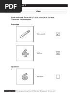 Sample Test - Starters - Listening | PDF | University Of Cambridge ...