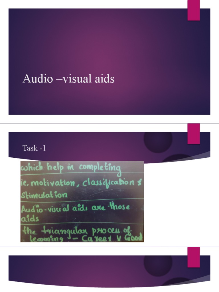 Audio - Visual Aids | PDF