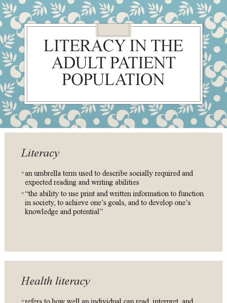 Literacy and Readability | PDF | Literacy | Human Communication