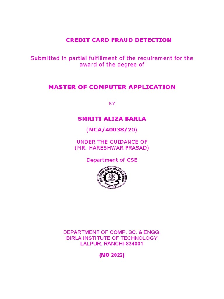 Credit Card Fraud Detection S2 | PDF | Software Testing | Databases