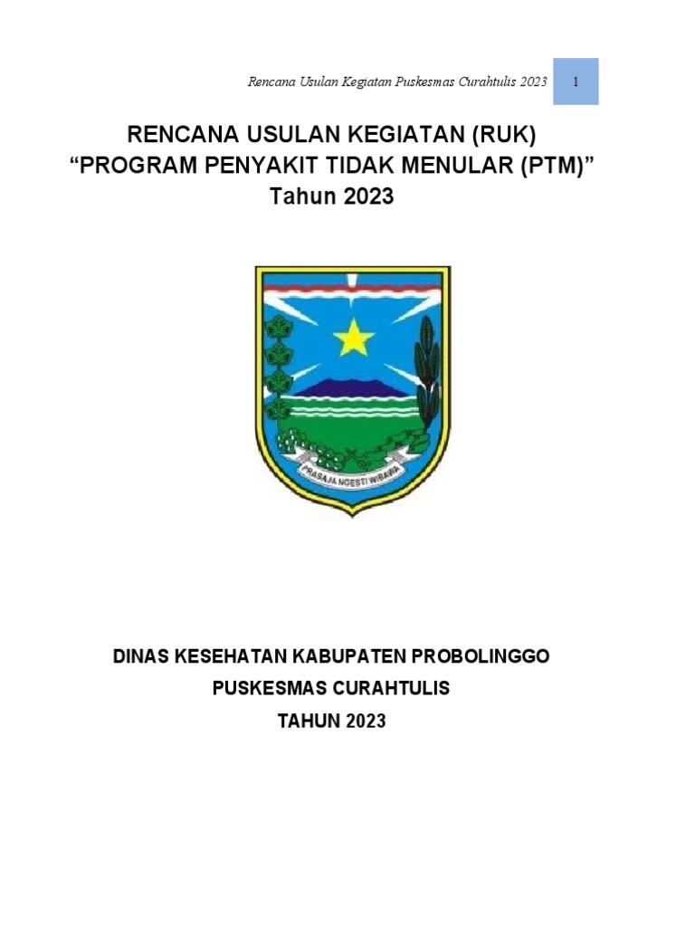 Ruk Program PTM 2023 | PDF | Bisnis