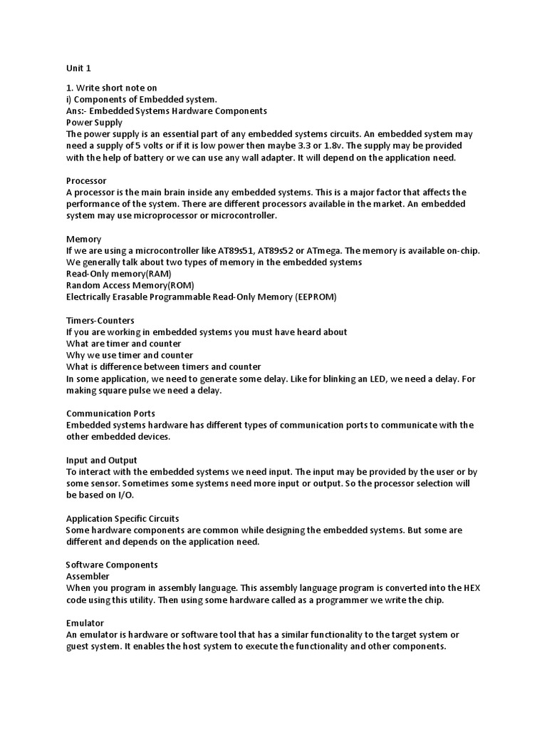 Esd 1 | PDF | Microcontroller | Embedded System