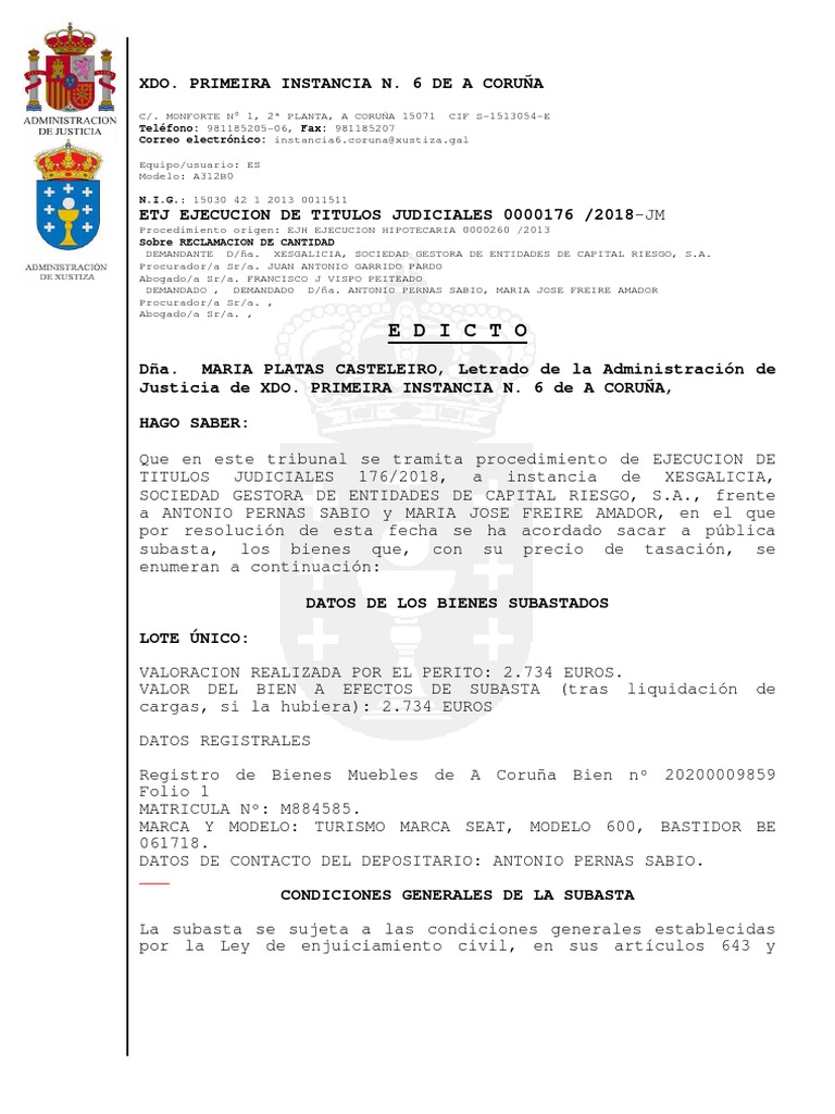 Documento 1 | PDF | Subasta | Business