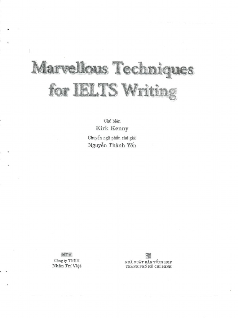 Marvellous Techniques For Ielts Writing | PDF