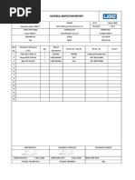 Water Leak Test Report Sample | PDF