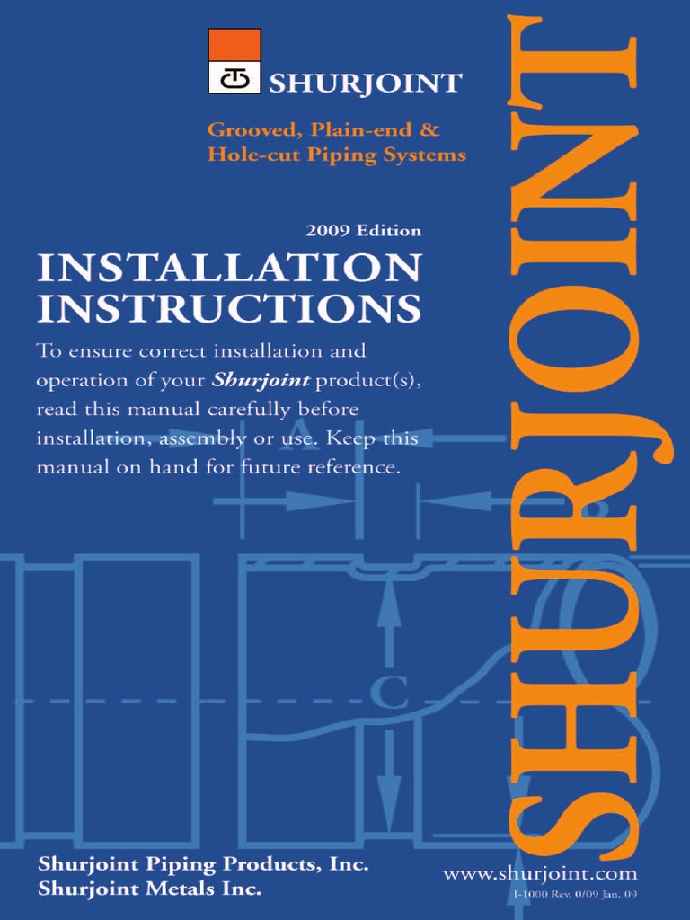 Shurjoint Handbook 2009 | PDF | Pipe (Fluid Conveyance) | Building ...