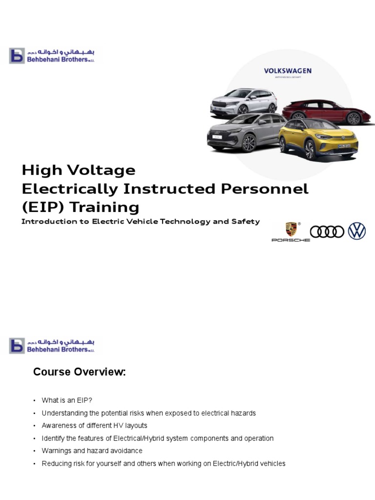 EIP Training Powerpoint | PDF | Plug In Hybrid | Hybrid Electric Vehicle