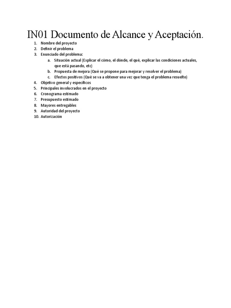 Documento de Alcance para Proyecto de Apartamentos | PDF