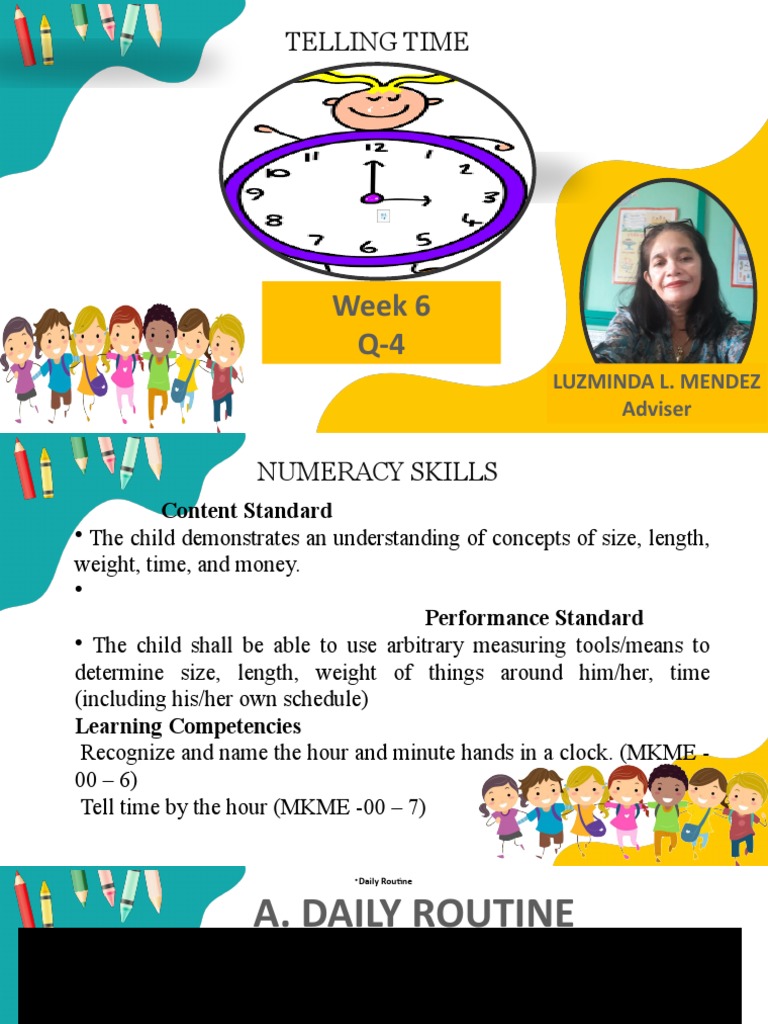 Telling Time PPT For Kids | PDF | Meal | Learning