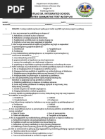 ESP 8 3rd Quarter Exam | PDF