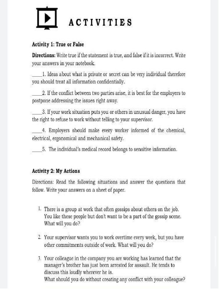 Asynchronous Activities | PDF
