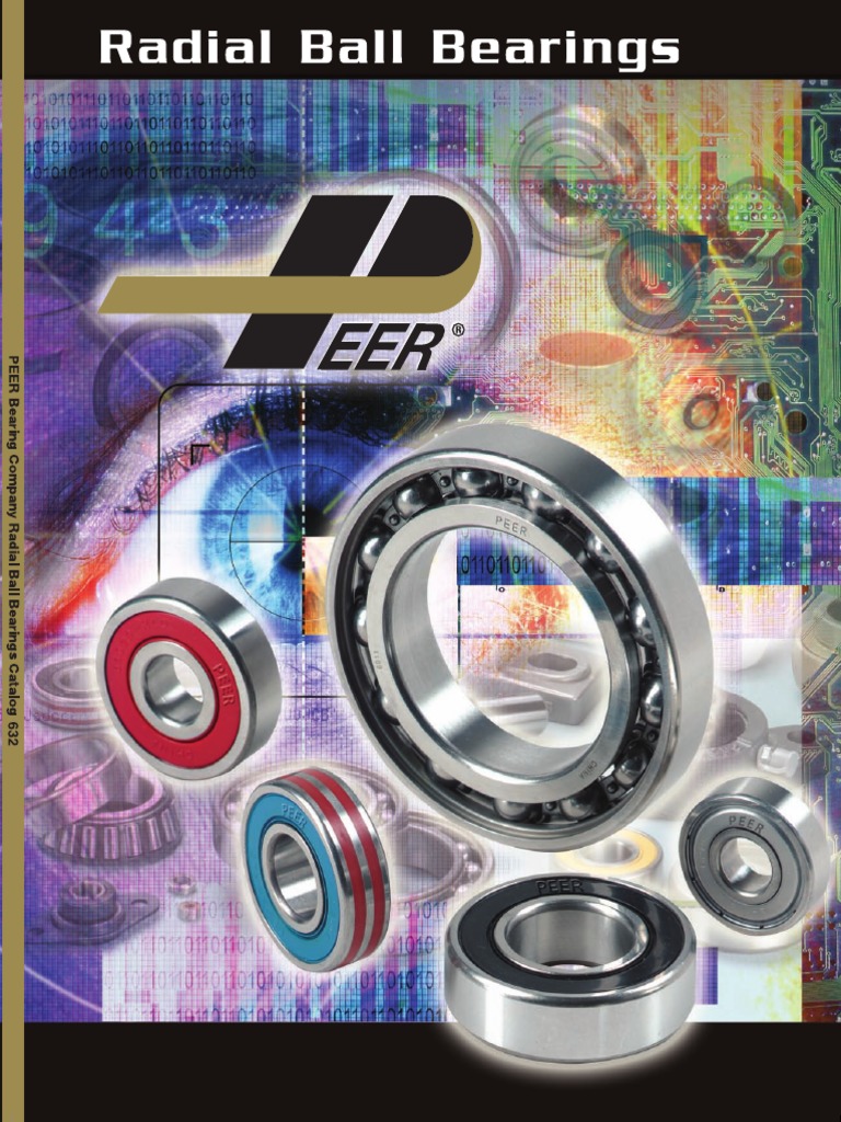 Peer DGBB Catalog No632 v1 | PDF | Bearing (Mechanical) | Engineering ...