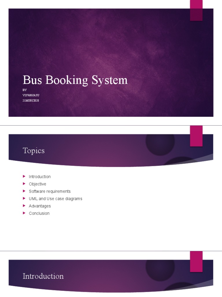 Bus Booking System | PDF | Ticket (Admission) | Information