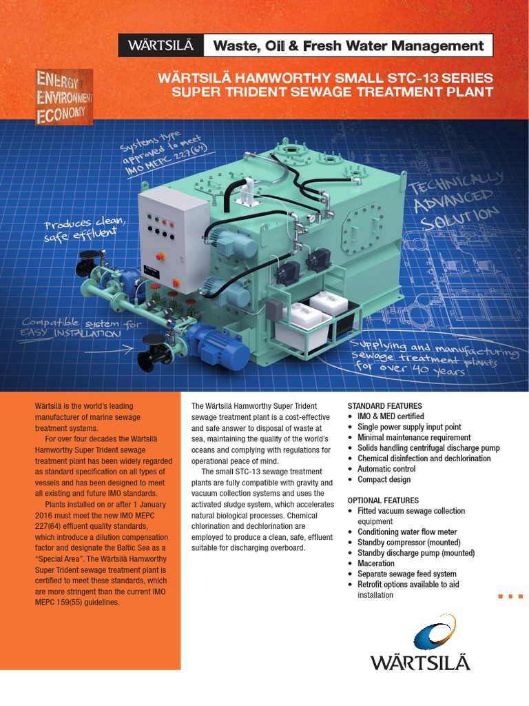 Brochure o Water Sewage Small STC 13 | PDF | Sewage Treatment ...