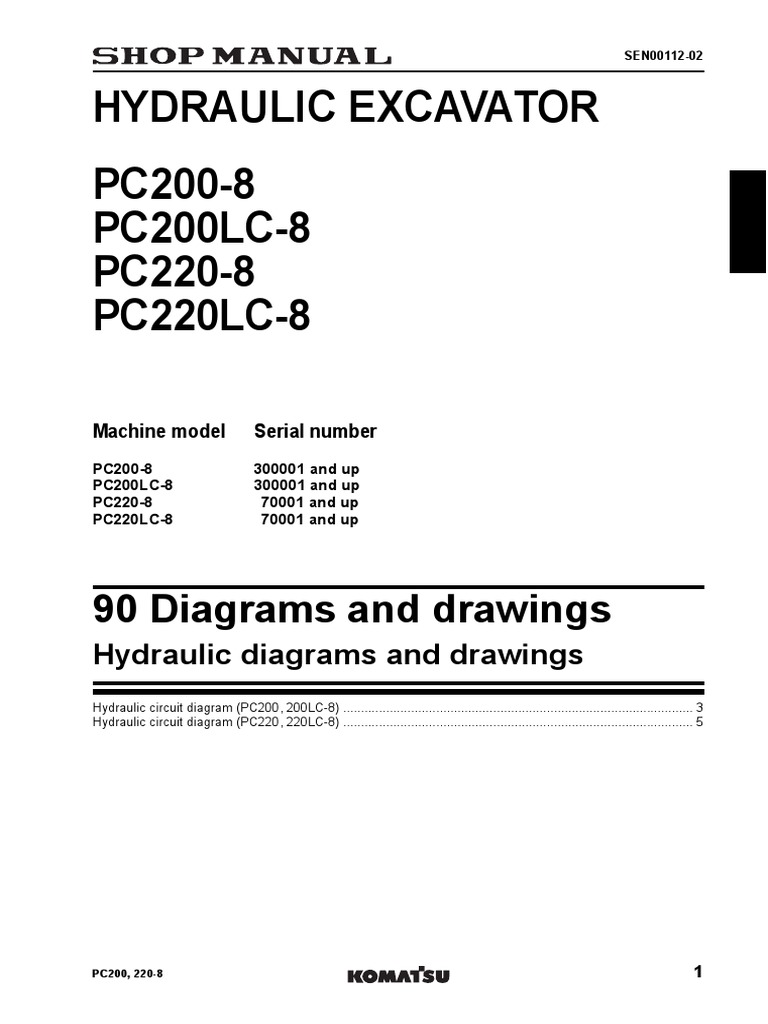 PC200 (220) - 8 SEN00084-07 Diagrams & Drawings | PDF | Relay ...