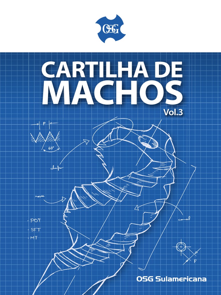 Cartilha de Machos OSG: Guia Completo | PDF | Aço | Titânio