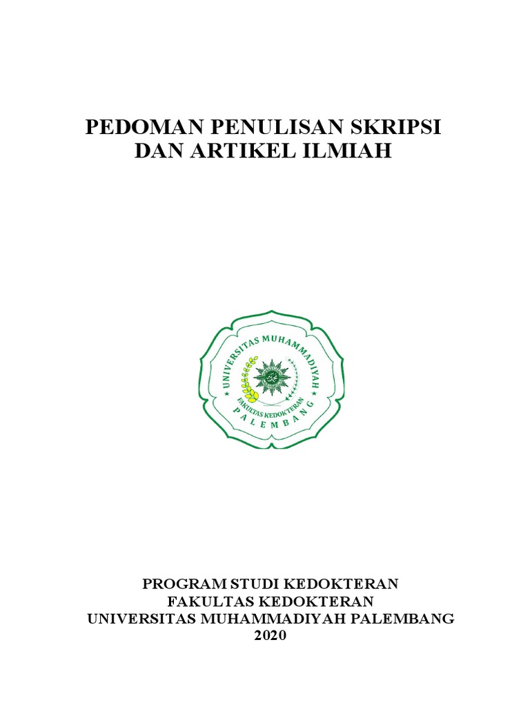 Pedoman Penulisan Skripsi 2020 | PDF