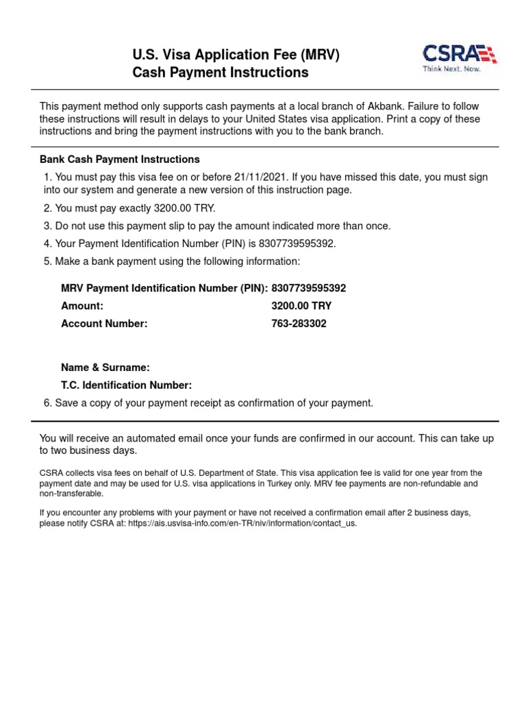 Payment Instructions | PDF