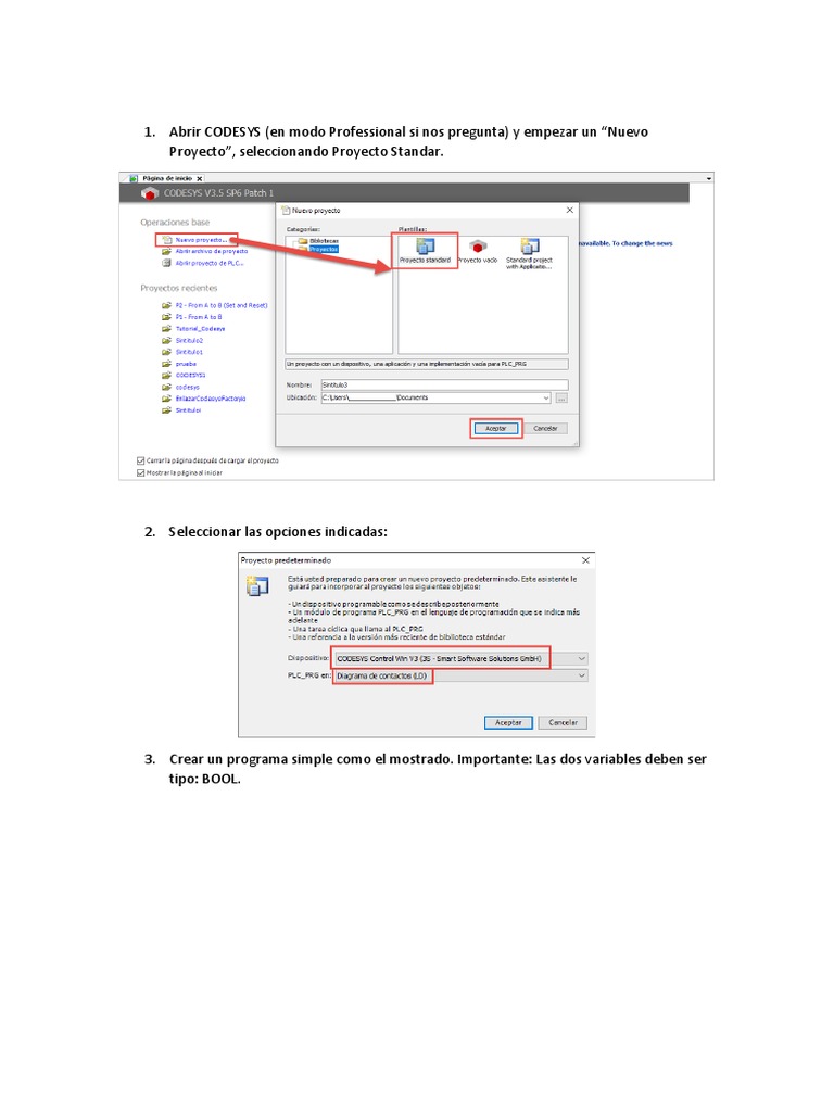 Enlazar Comunicar Codesys Factory | PDF