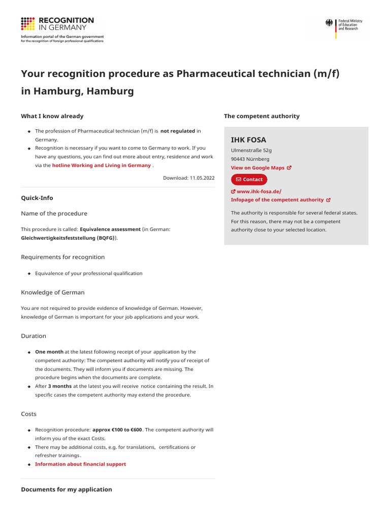 Recognition Portal - Your Procedure in Detail | PDF | Professional ...