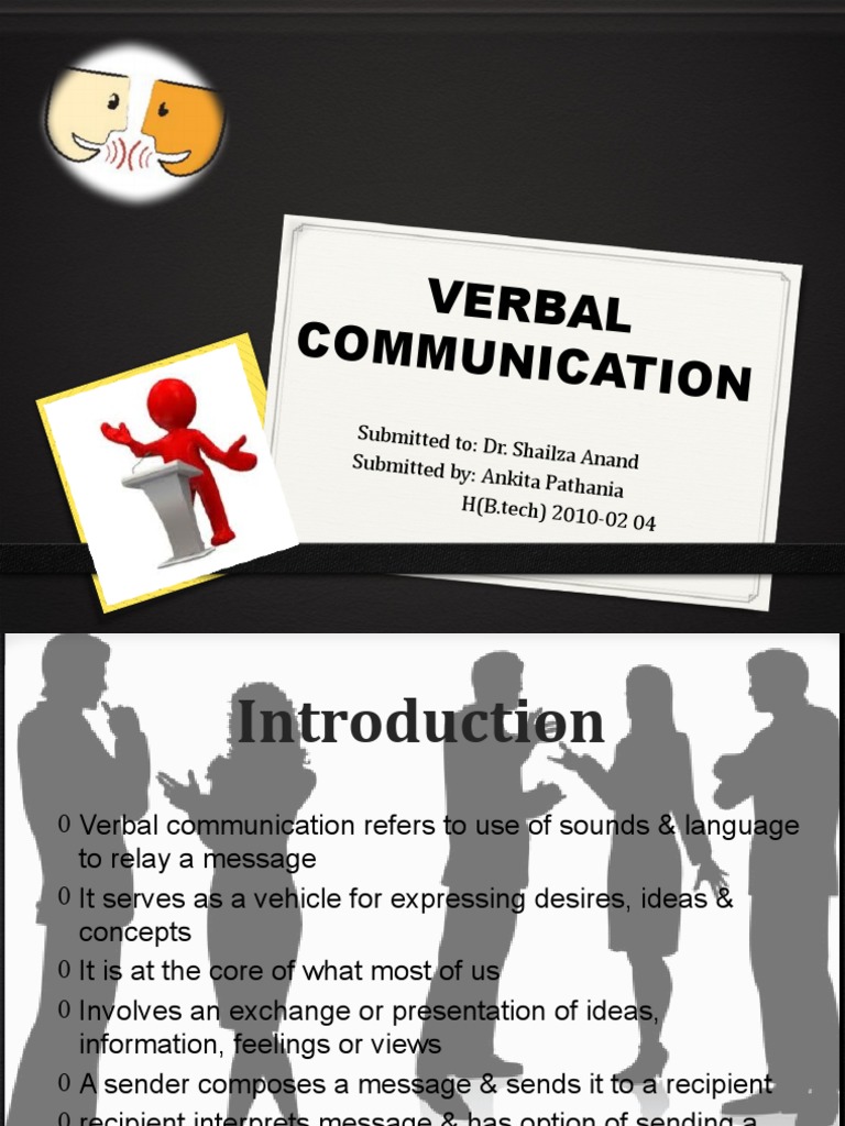 Verbal Communication | PDF | Communication | Memorandum