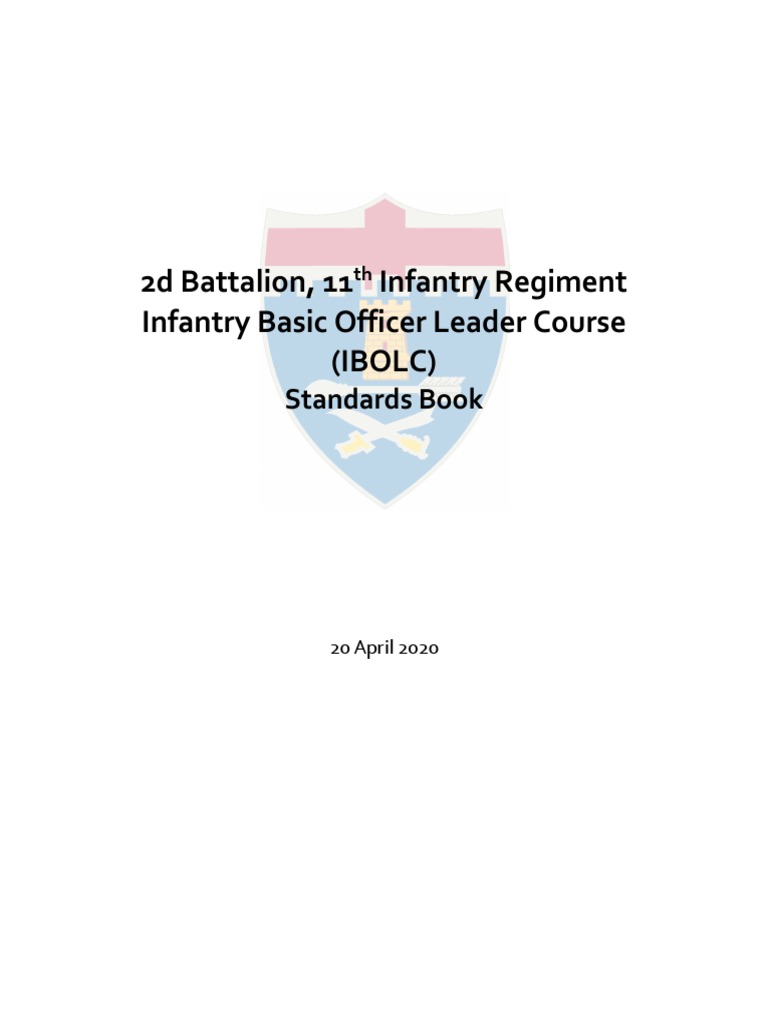 IBOLC Standards Book | PDF | Regiment | Brigade