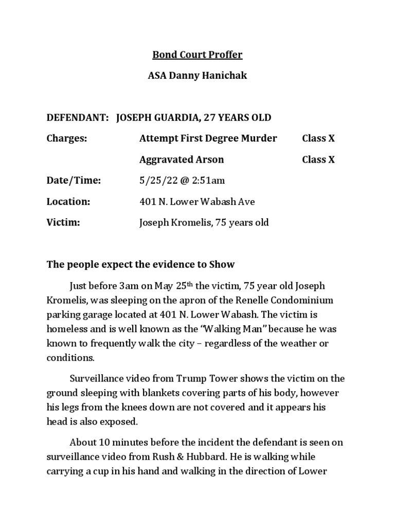 Joseph Guardia Proffer Final | PDF | Burglary | Criminology