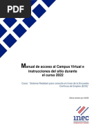 Tutorial Ingreso Al Campus Virtual, UCC Presencial | PDF