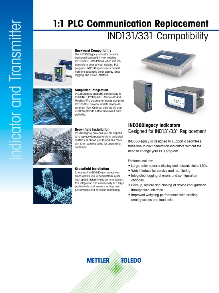 1:1 PLC Communication Replacement: IND131/331 Compatibility | PDF ...
