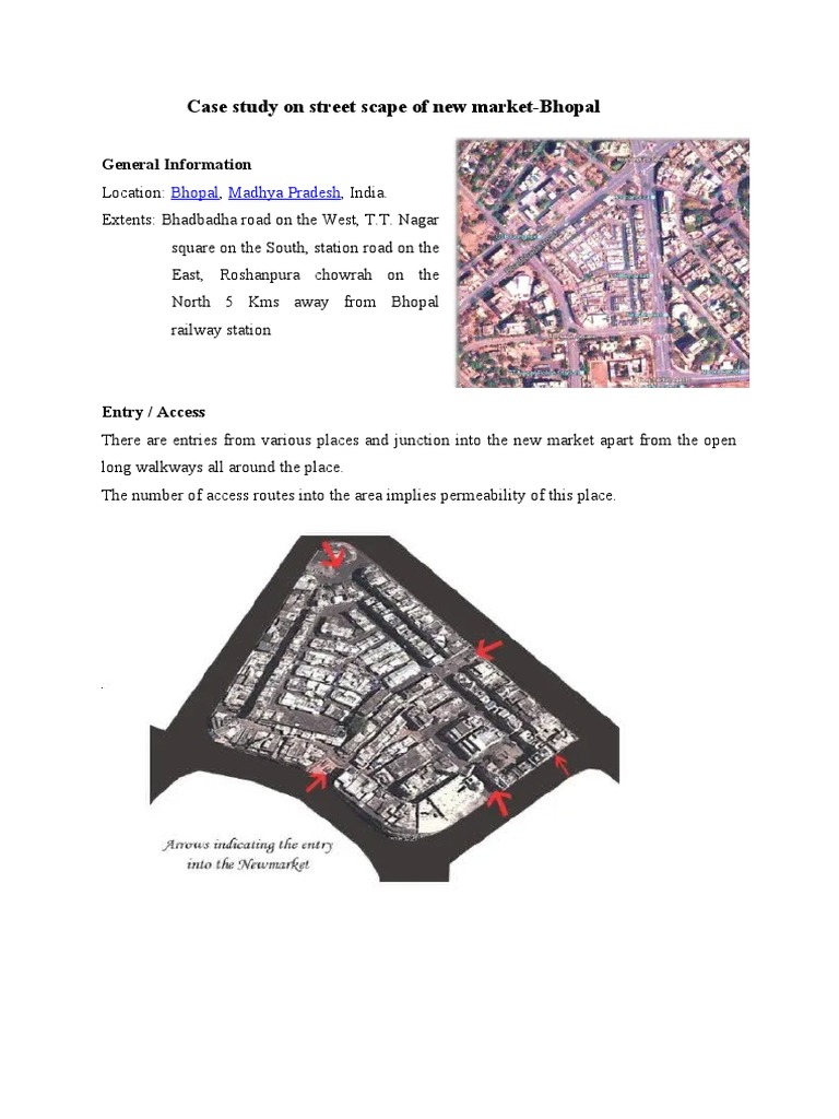 Landscape Case Study | PDF | Street | Traffic