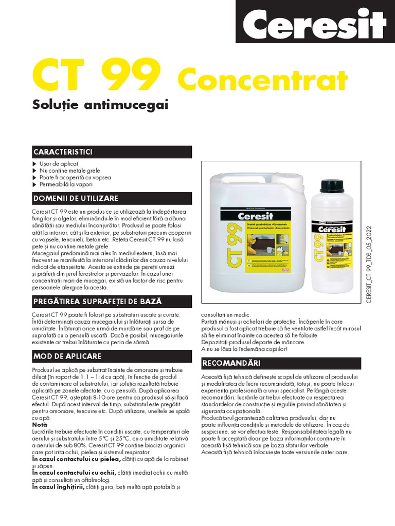 TDS-CT-99 Ro 0522 22103 | PDF