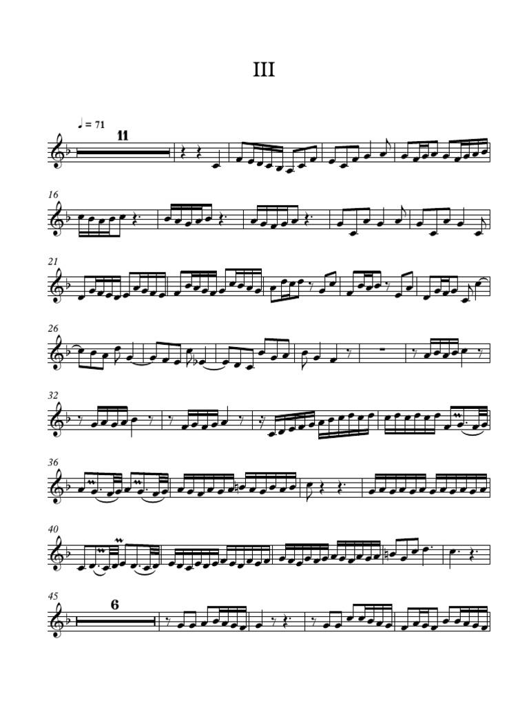 Stolzel Trumpet Concerto Transposed | PDF