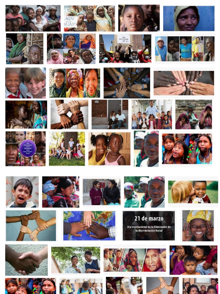 22 Collage Discriminacion Racial | PDF