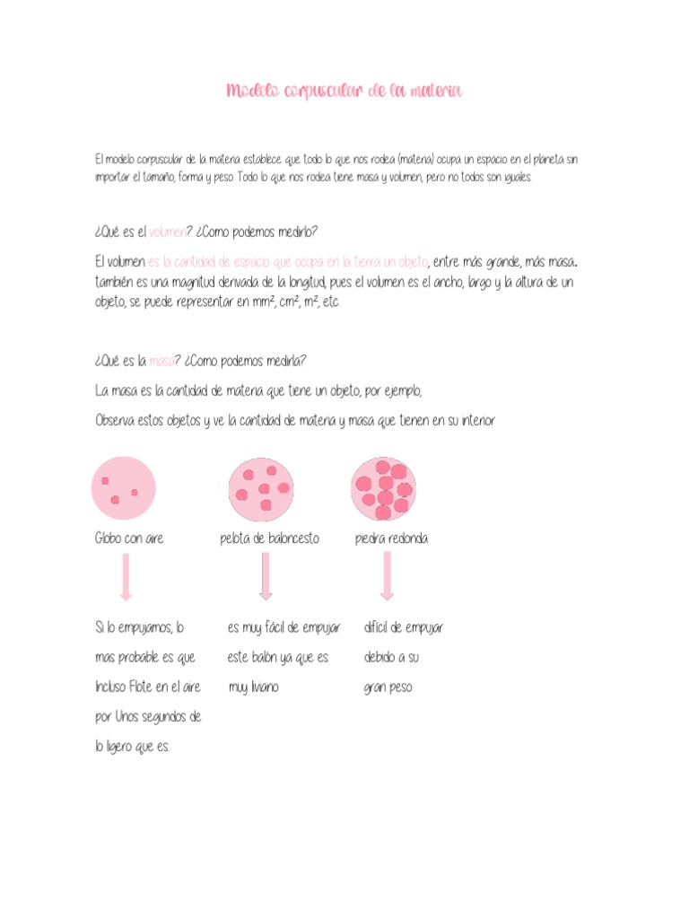 Modelo Corpuscular de La Materia | PDF | Temperatura | Celsius