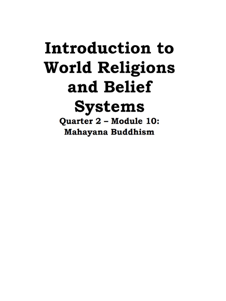 Introduction To World Religion and Belief System Week 10 Q2 | PDF