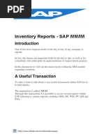 Inventory Reporting Transaction MB5B | PDF | Inventory | Information ...