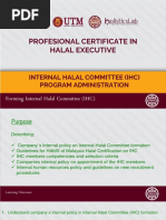 2 - Info - Internal Halal Commitee | PDF | Committee | Evaluation