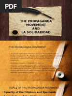 Overview of the Propaganda Movement | PDF | Philippines