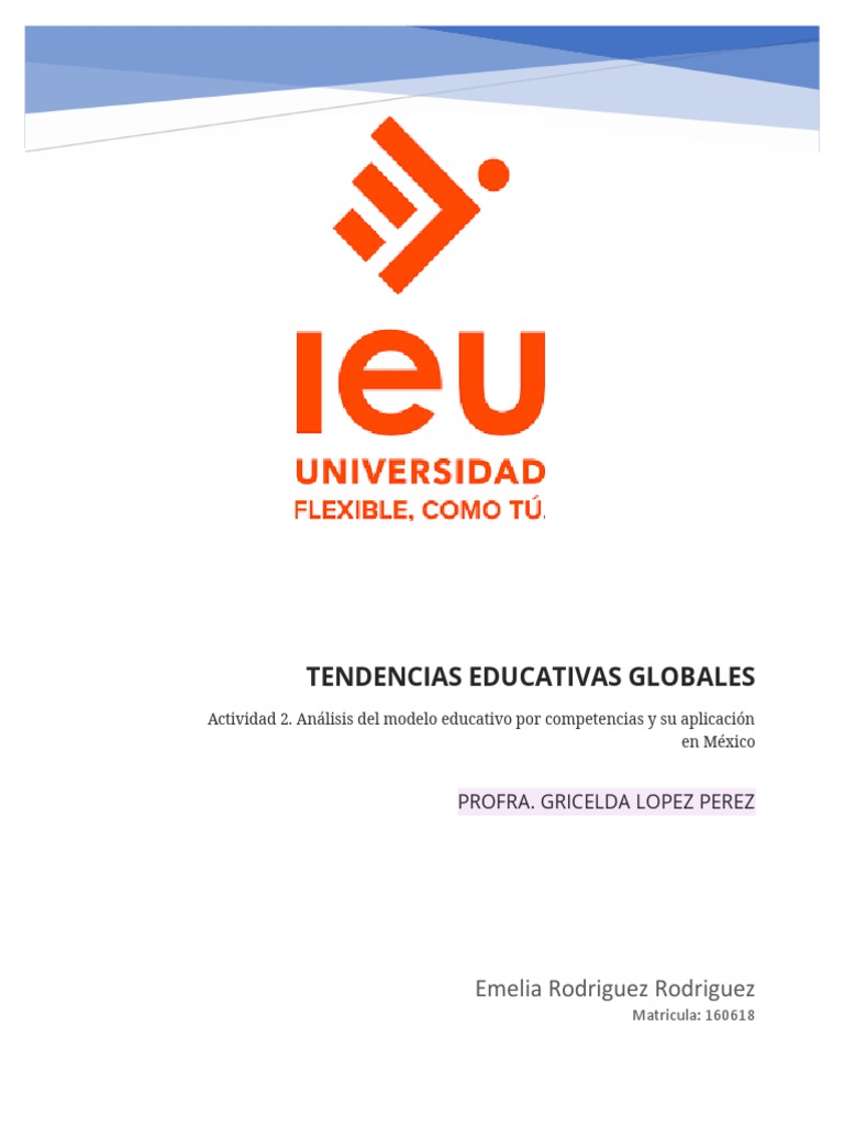 Modelo Educativo por Competencias en México | PDF | Educación de la ...