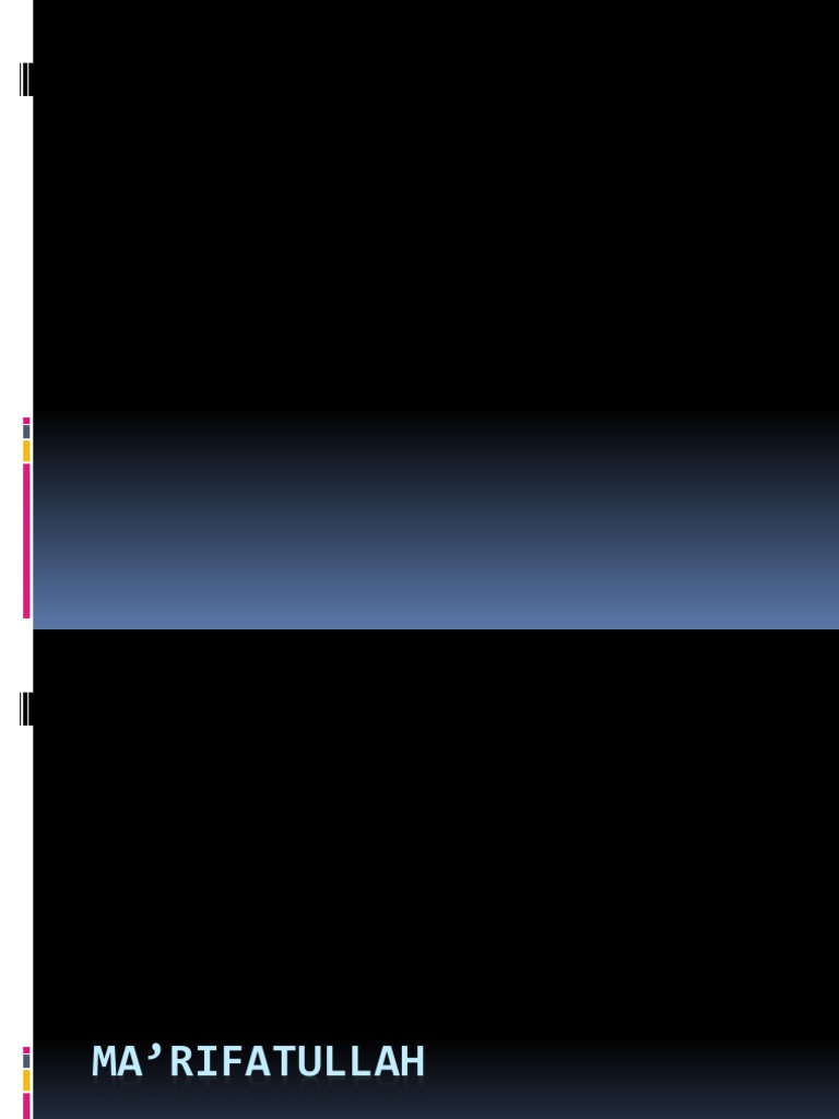 03 Ma'Rifatullah | PDF
