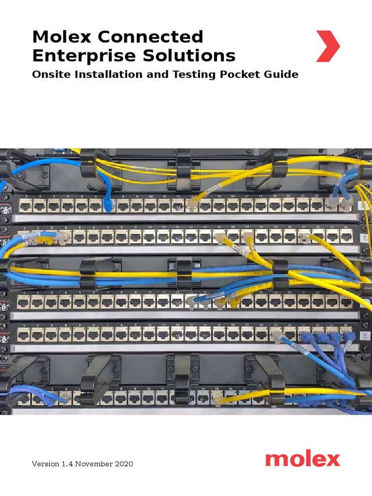 Molex Connected Enterprise Solutions: Onsite Installation and Testing ...