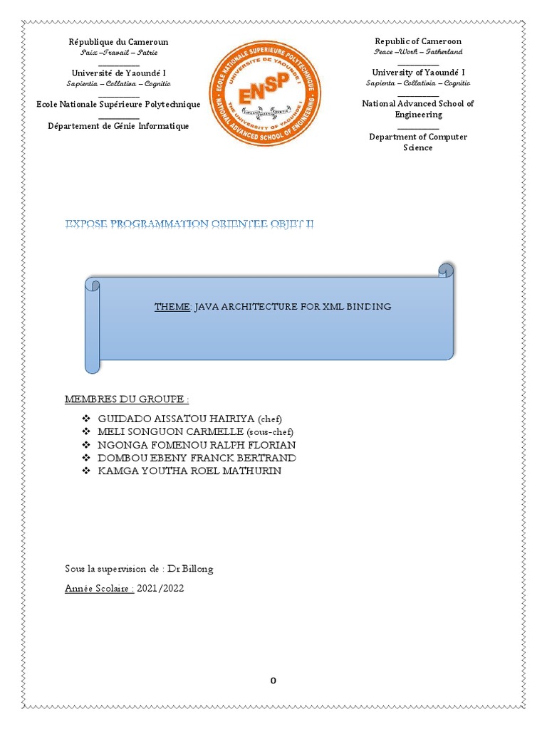 Expose Jaxb | PDF | XML | Langage de balisage