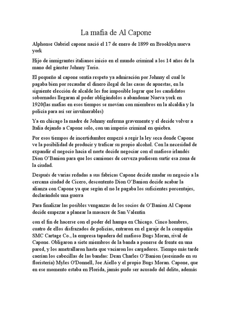 Al Capone | PDF | Al Capone