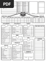 Twilight 2000 Character Sheet PDF | PDF